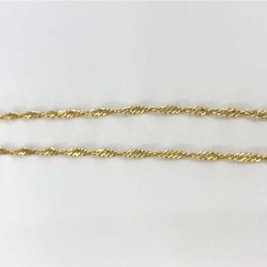 14K Gold Filled Water Ripple Chain, 1.65mm Loose Cable Chain - Etsy