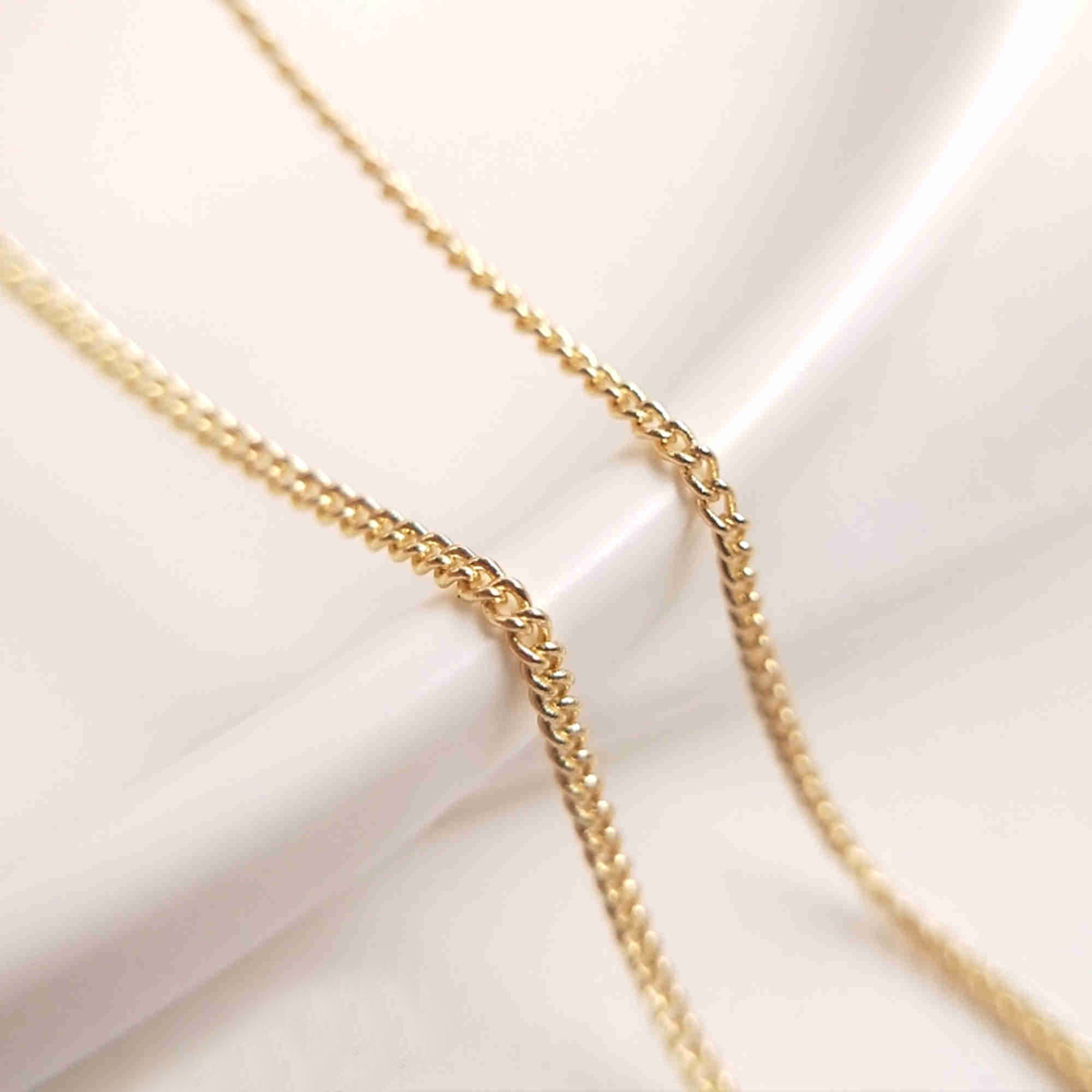 14K Gold Plated Cable Chain Bulk Cable Chains Unfinished | Etsy