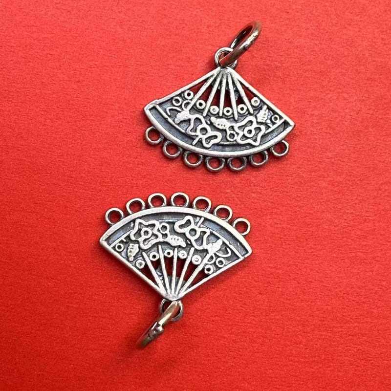 Japanese Fan Charm - Etsy
