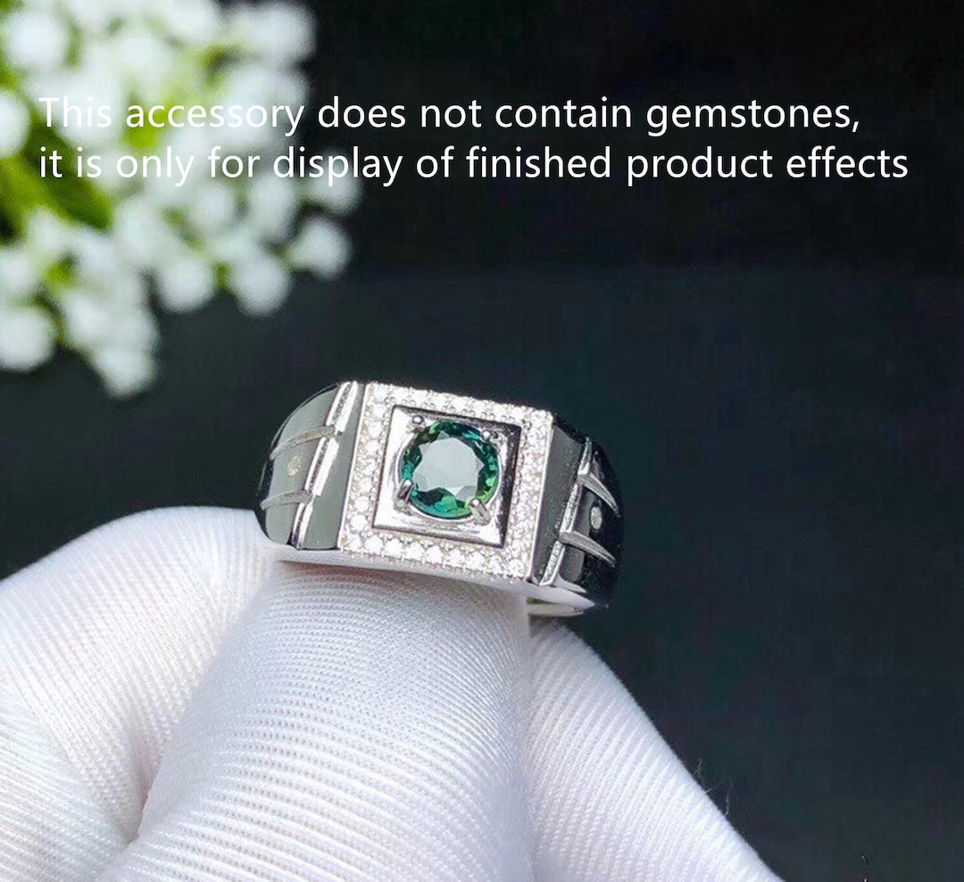 Sterling Silver Round Ring Setting, Round Ring Head, 925 Silver Ring ...