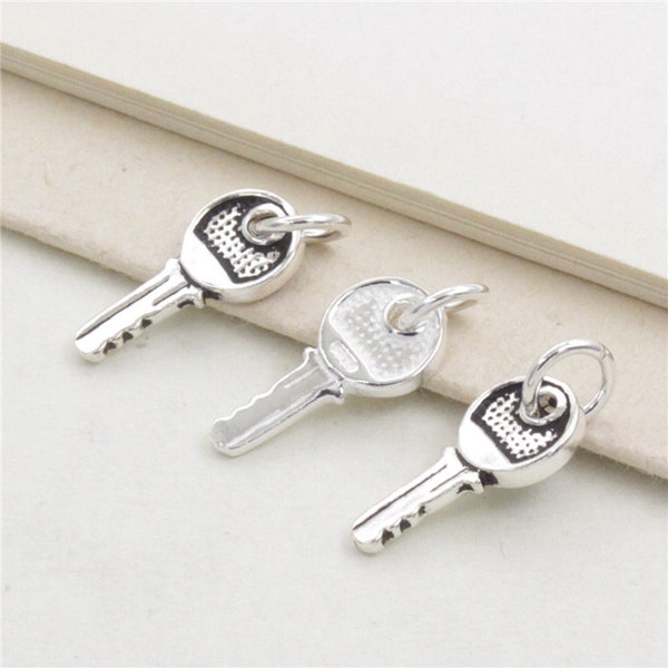Small Key Charms - Etsy