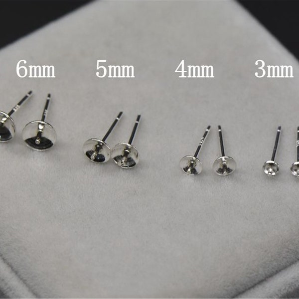 Pearl Earring Post - Etsy