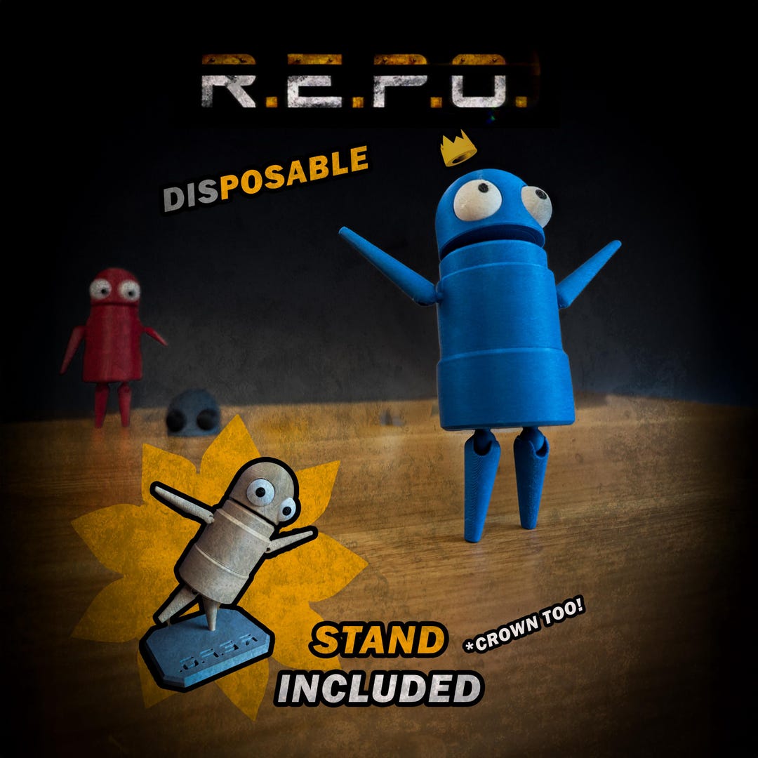 REPO Posable Robot - 3D Printable Digital File - Etsy