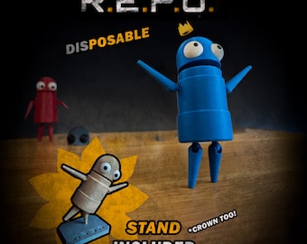 REPO Posable Robot Crouched - 3D Printable Digital Download - Etsy