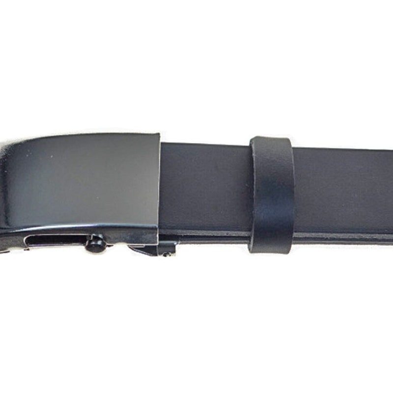 Men's Leather Automatic Buckle Belt - Etsy