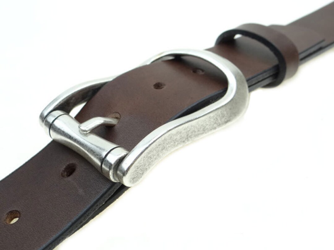 Belt With Silver Vintage Style Belt Buckle 3.5 Cm Wide Available in 5 ...