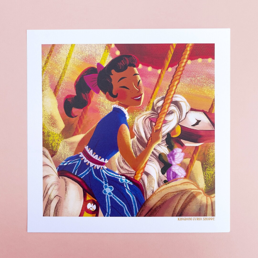 Fantasyland Carousel Print, 8x8, Disney World, Magic Kingdom - Etsy