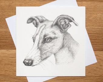 Lurcher Drawing - Etsy