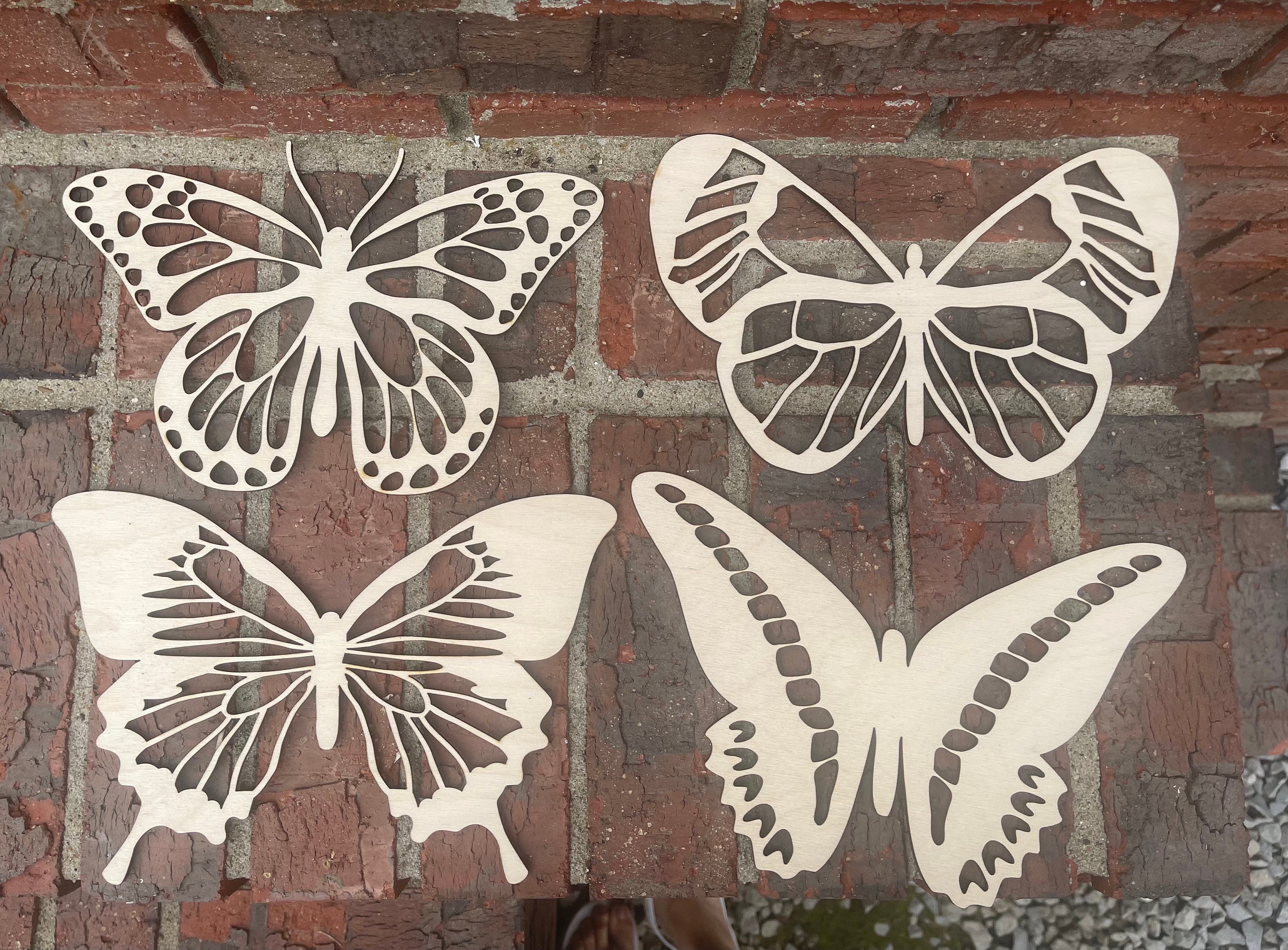 Wooden Butterfly Cut Outs Butterfly Decor Girls Room Decor - Etsy