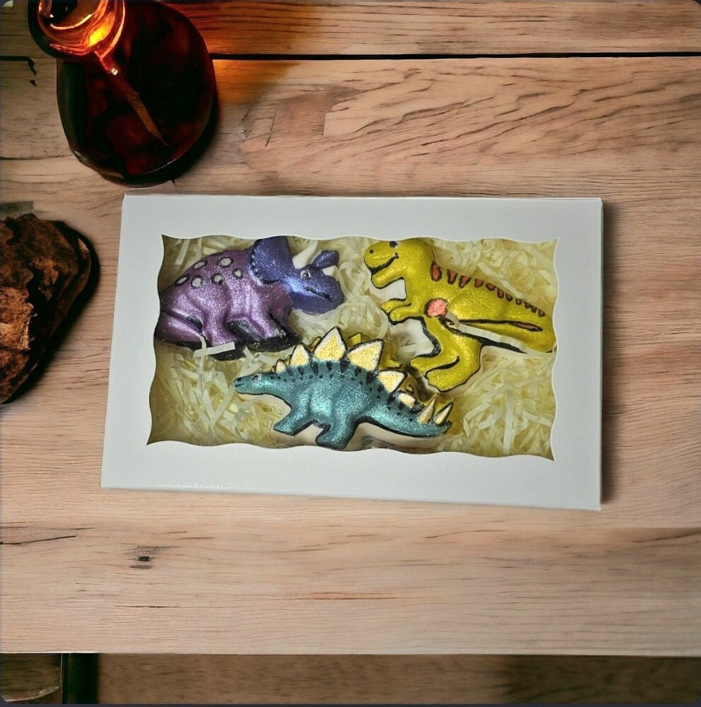 Dinosaur T-rex Stegosaurus Triceratops Jurassic Ice Age Birthday Easter ...