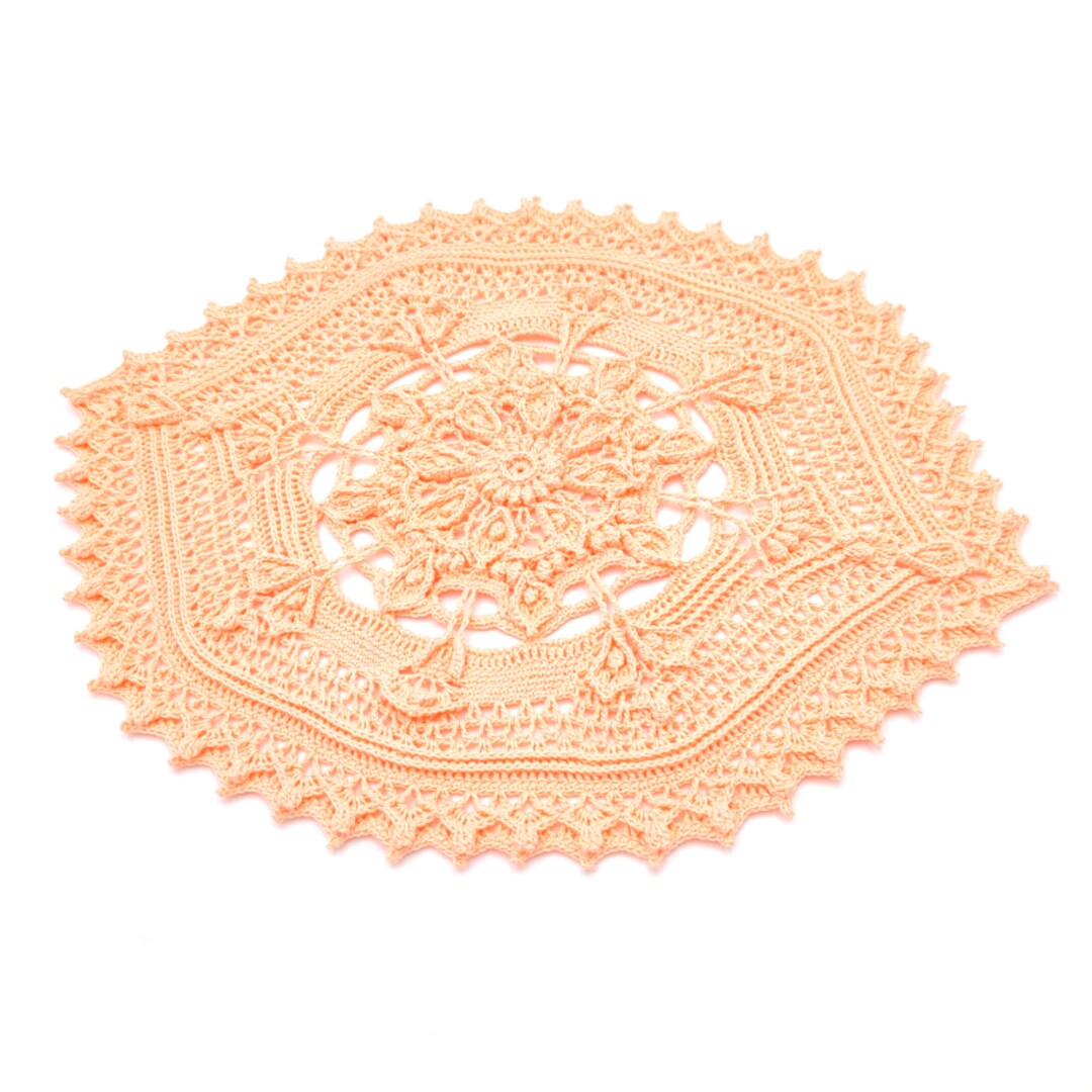 Oval Crochet Doily Beautiful Textured Handmade Centrepiece - Etsy