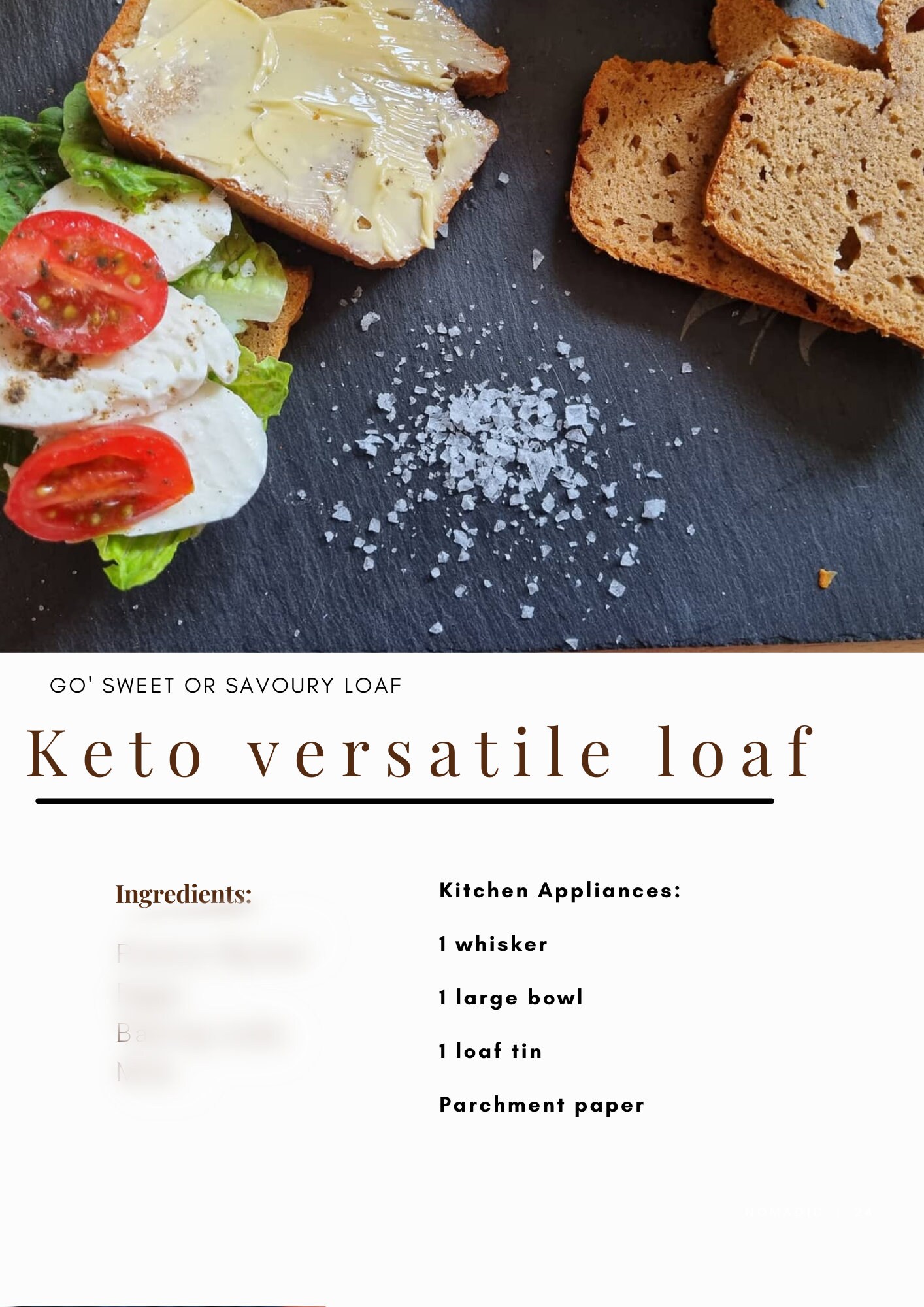 Go Sweet or Savoury Loaf - Etsy