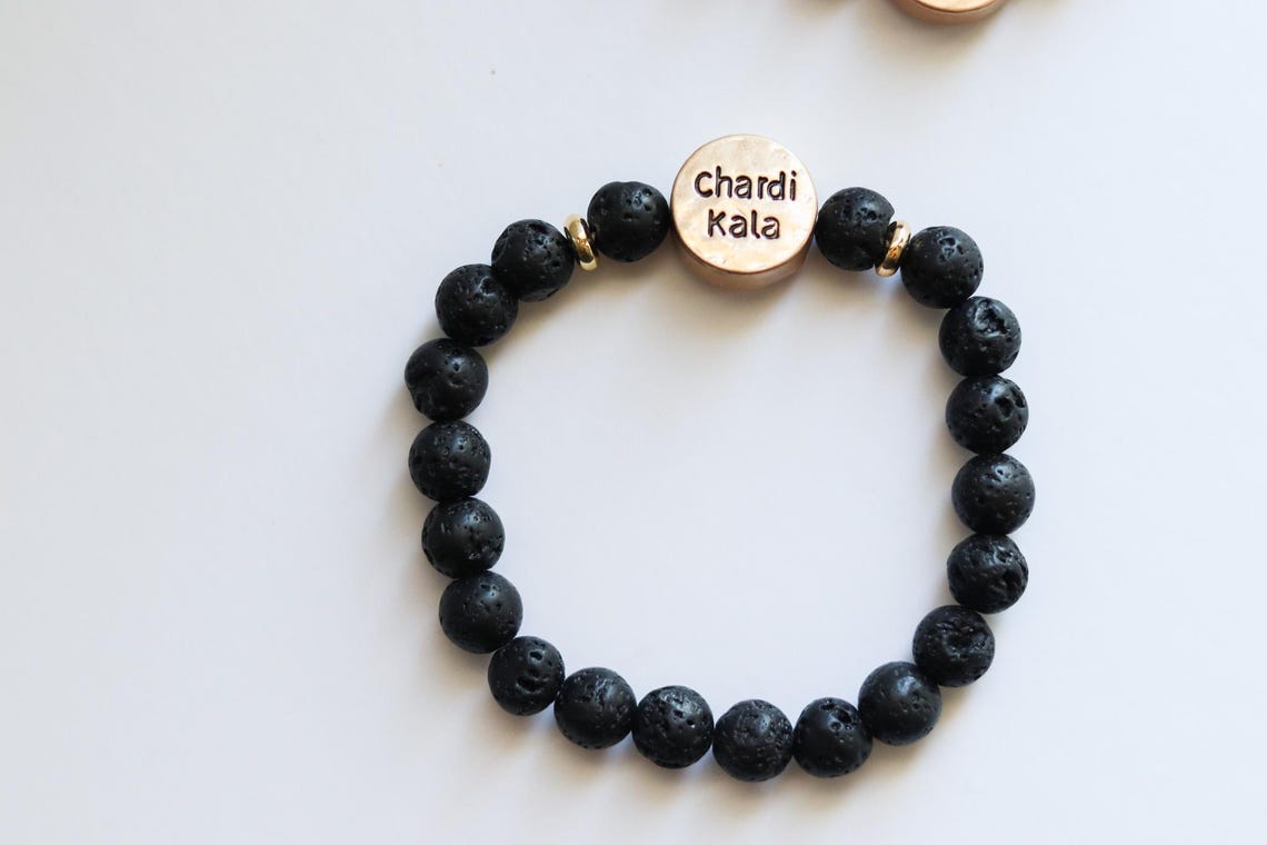 Sikh Chardi Kala Bead Bracelet; Punjabi, Natural Stone, Desi, Chardi ...