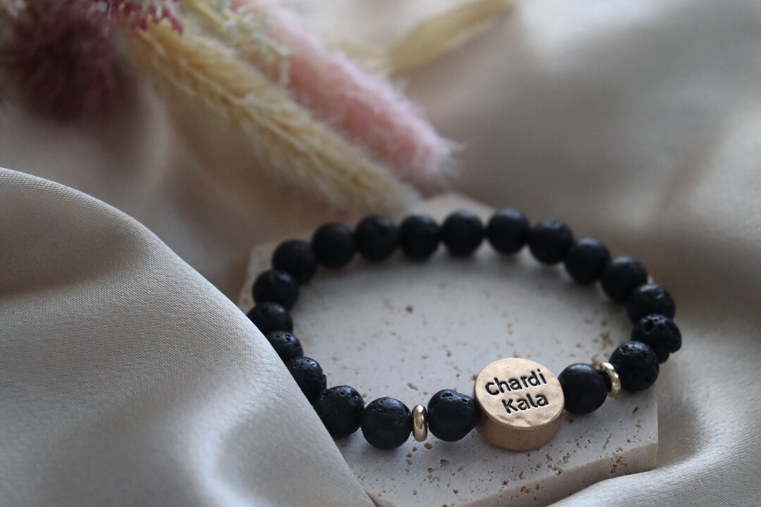 Sikh Chardi Kala Bead Bracelet Punjabi, Natural Stone, Desi, Chardi ...