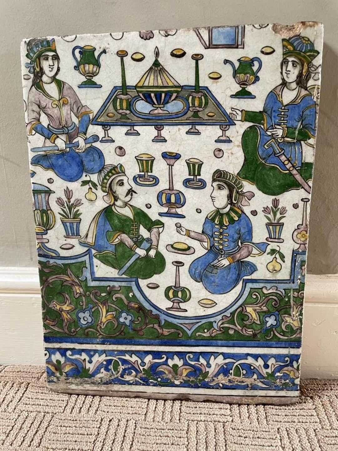 Single Ceramic Middle Eastern Tile - Etsy