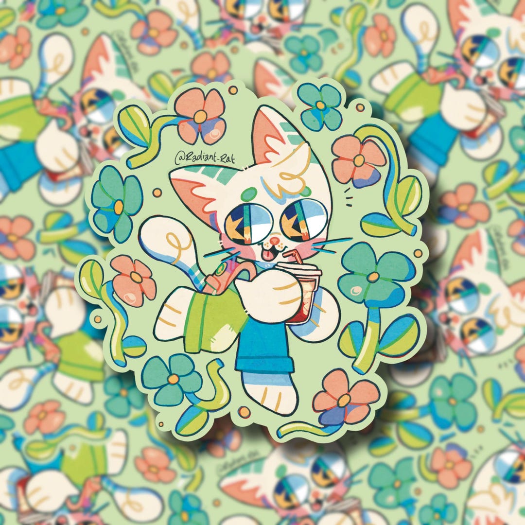 Flower Boy Sticker - Etsy