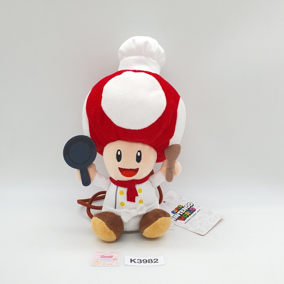 Super Mario Nintendo World Chef Toad Kinopio Bag K3982 USJ Plush Doll ...