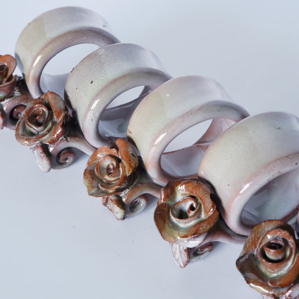 Ceramic Napkin Rings - Etsy