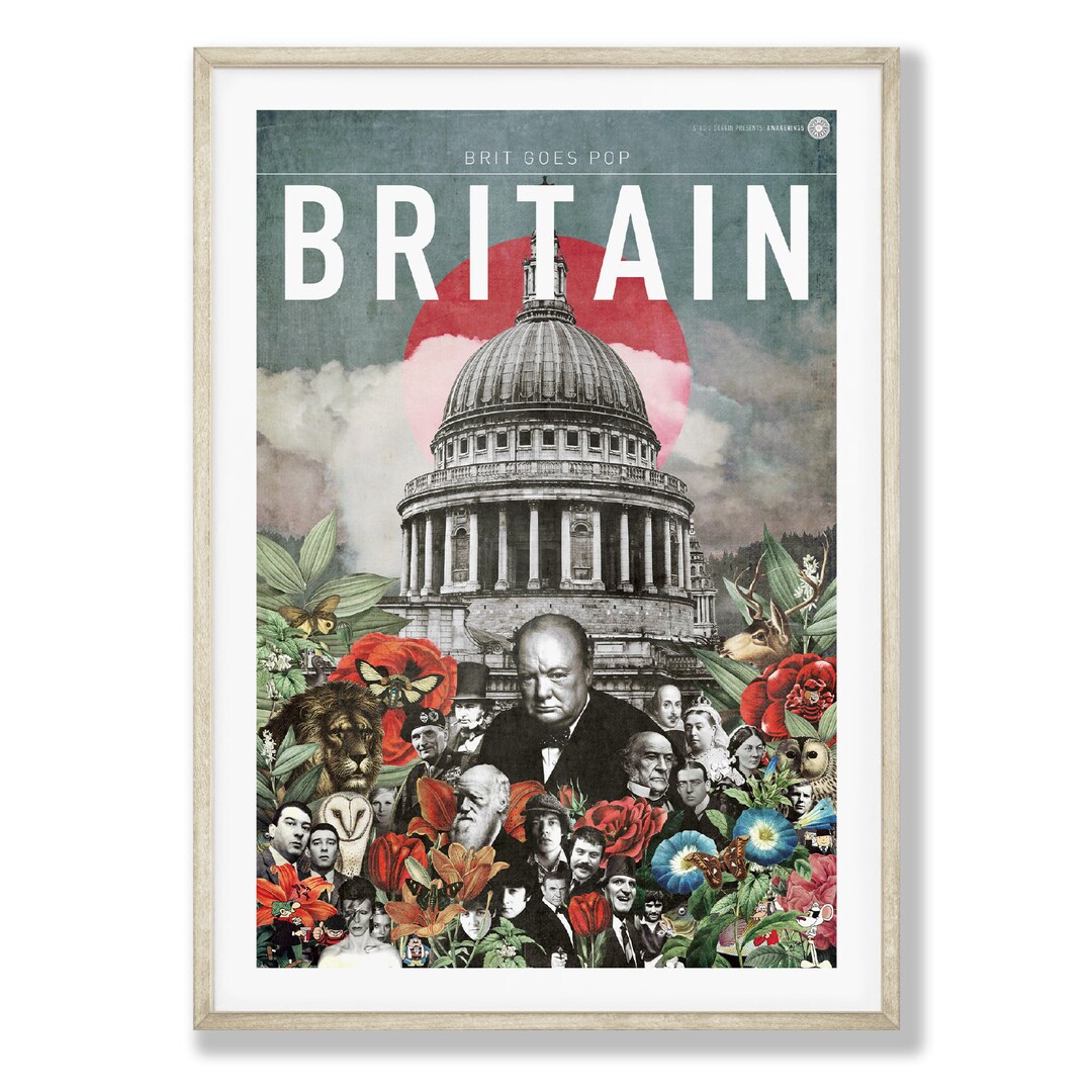 Britain Poster. St Pauls Cathedral. British Icons. Brit Pop. British ...