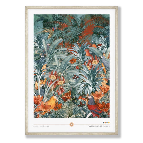 Parrot Poster - Etsy