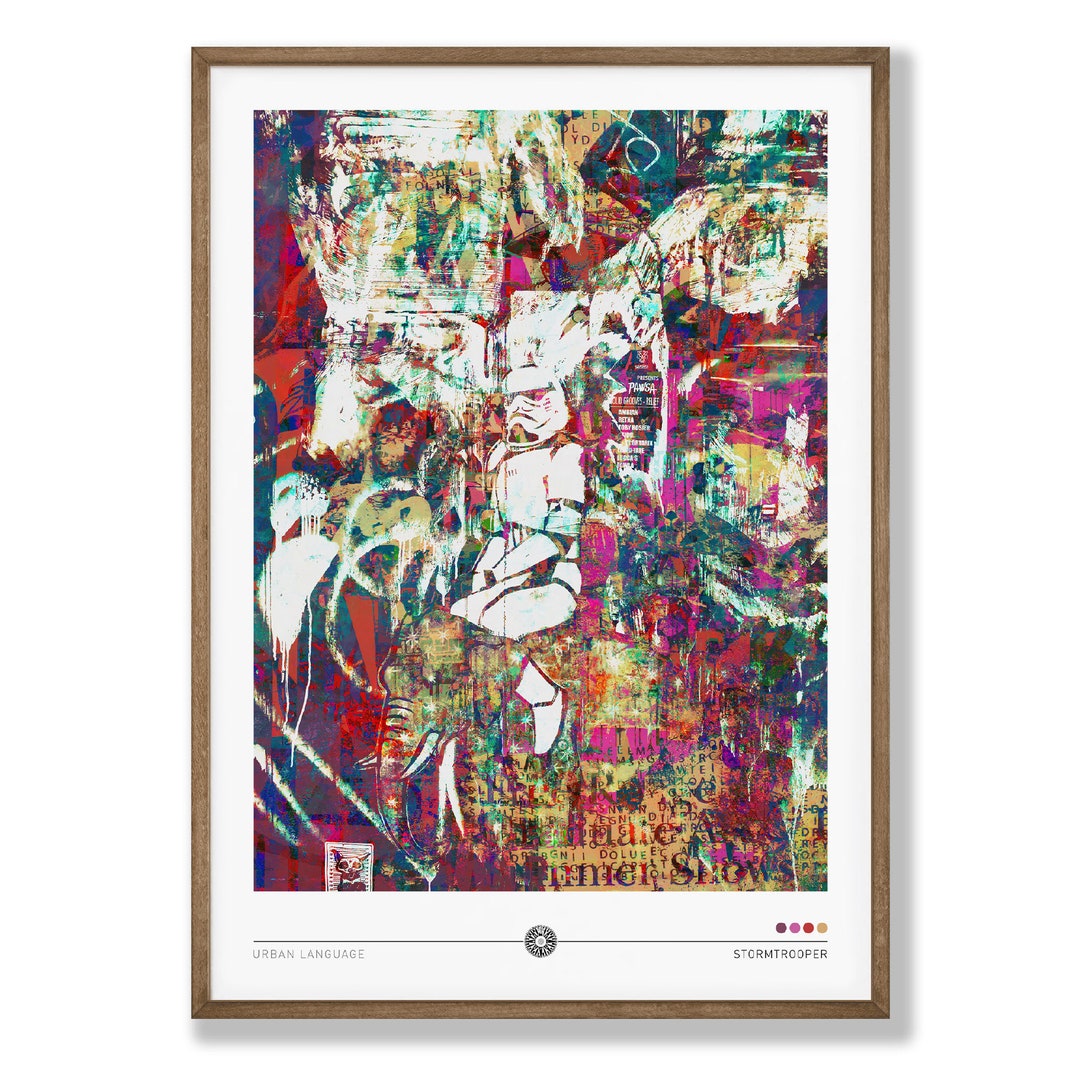 Urban Art Poster. Graffiti Art Poster. Street Art Poster. Collage ...