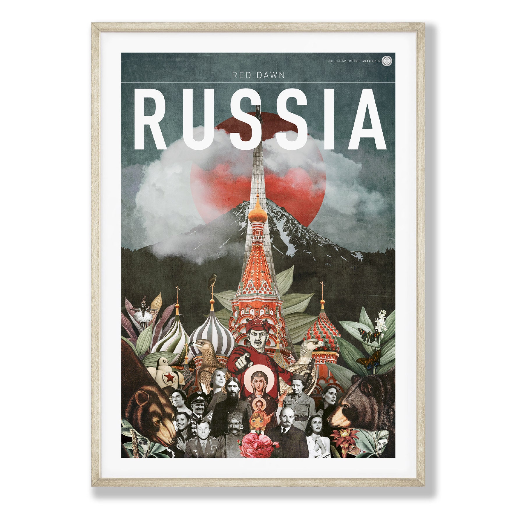 Russia Poster. Propaganda Poster. Russian Icon Poster. Russia Travel ...