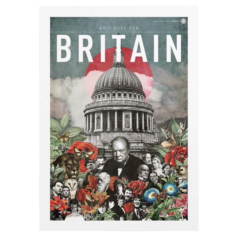 Britain Poster. St Pauls Cathedral. British Icons. Brit Pop. British ...