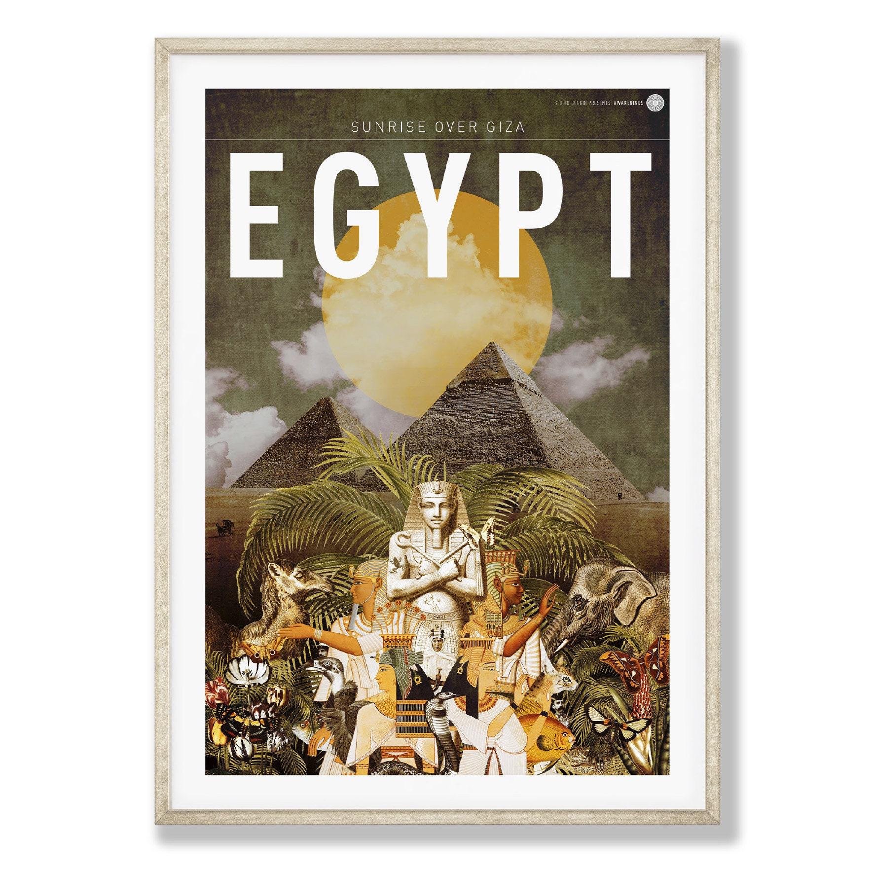 Egypt Poster. Egypt Travel Poster. Pyramid Poster. Cairo Poster ...