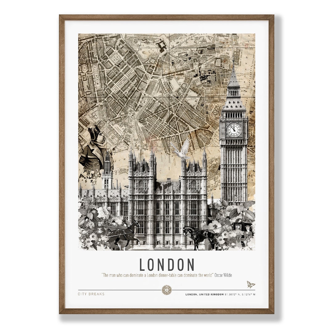 London Poster. London Skyline Poster. Big Ben Poster. London Map Poster. Parliament ...