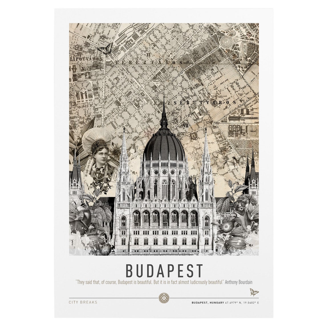 Budapest Poster. Hungary Poster. Budapest Skyline Poster. Budapest ...