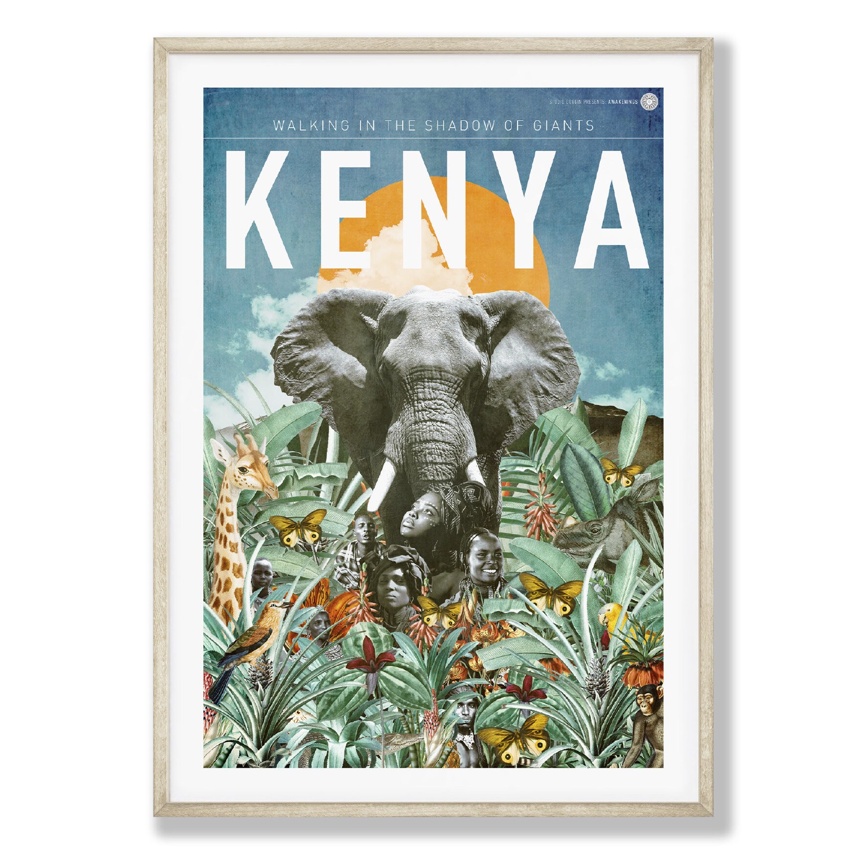 Kenya Poster. Africa Poster. Tribal Poster. Kenya Travel Poster ...