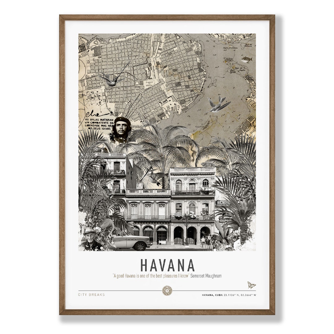 Havana Poster. Cuba Poster. Che Guevara. Cuban Icons Poster. Havana ...