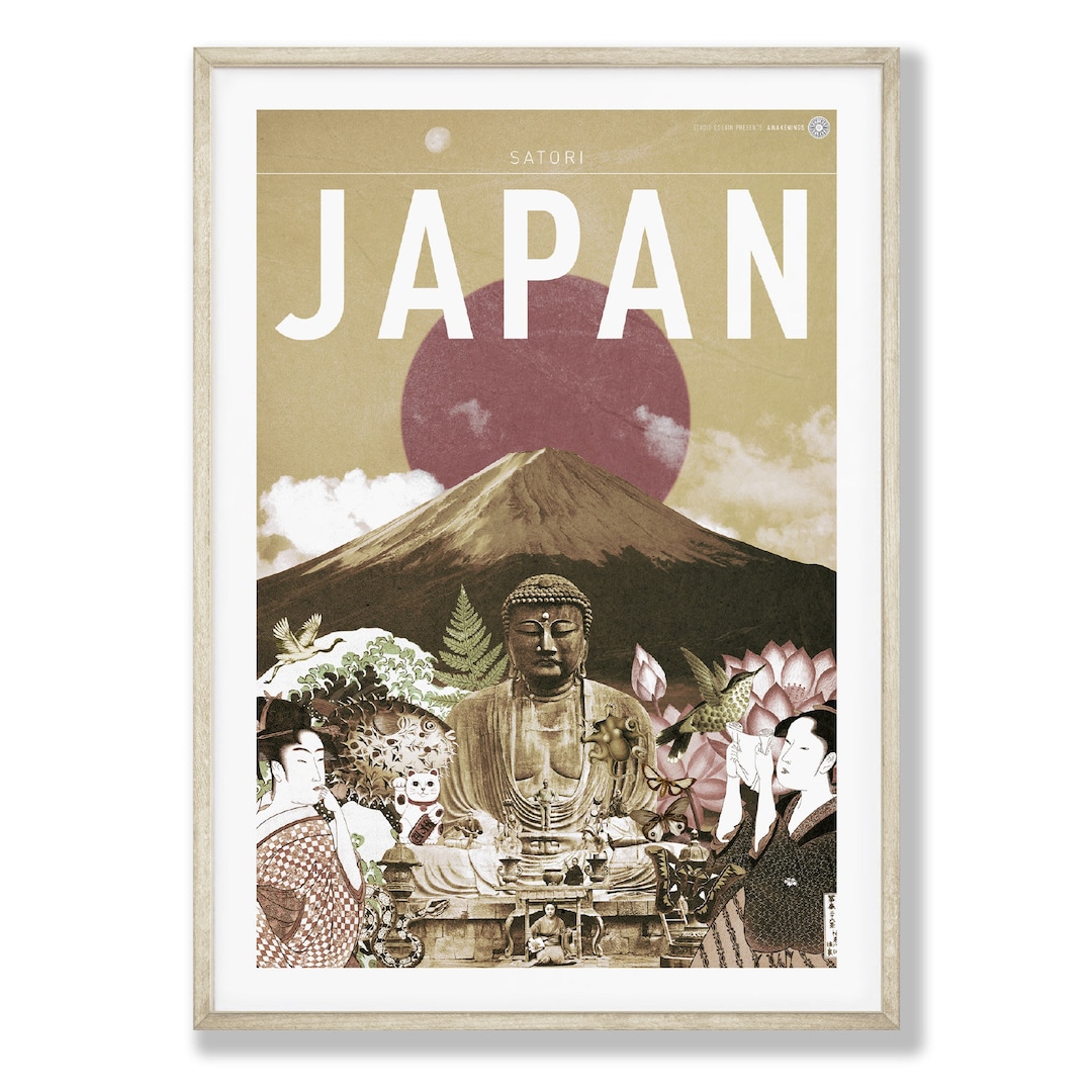 Japan Poster. Mount Fuji Poster. Buddha Poster. Geisha Poster. Japan ...