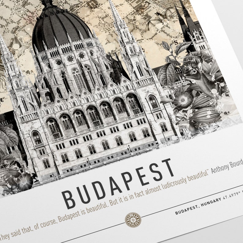 Budapest Poster. Hungary Poster. Budapest Skyline Poster. Budapest ...