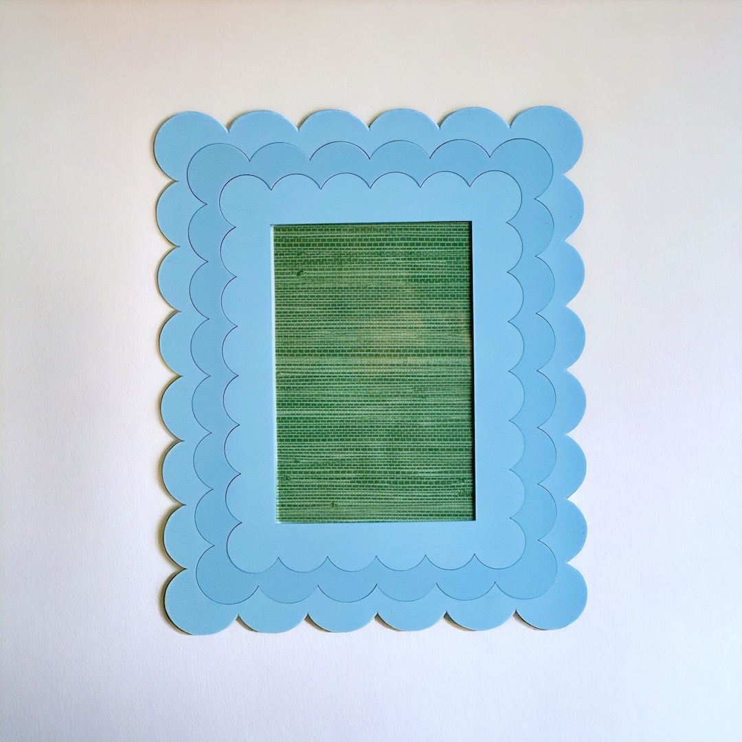 Scallop Acrylic Frame Tabletop, Wall-hanging - Etsy