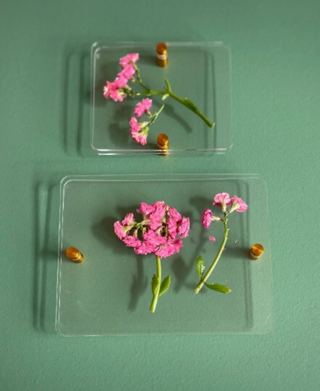 Acrylic Framed Art, 8x10 Picture Frame With Stand, Floating Acrylic ...