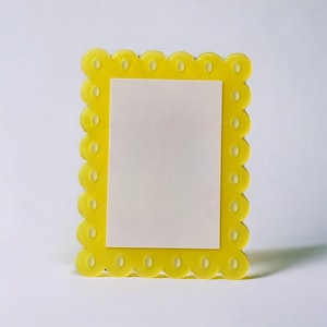 Acrylic Frame With Scalloped Edges - Wall Hanging, Standing, Table-top ...
