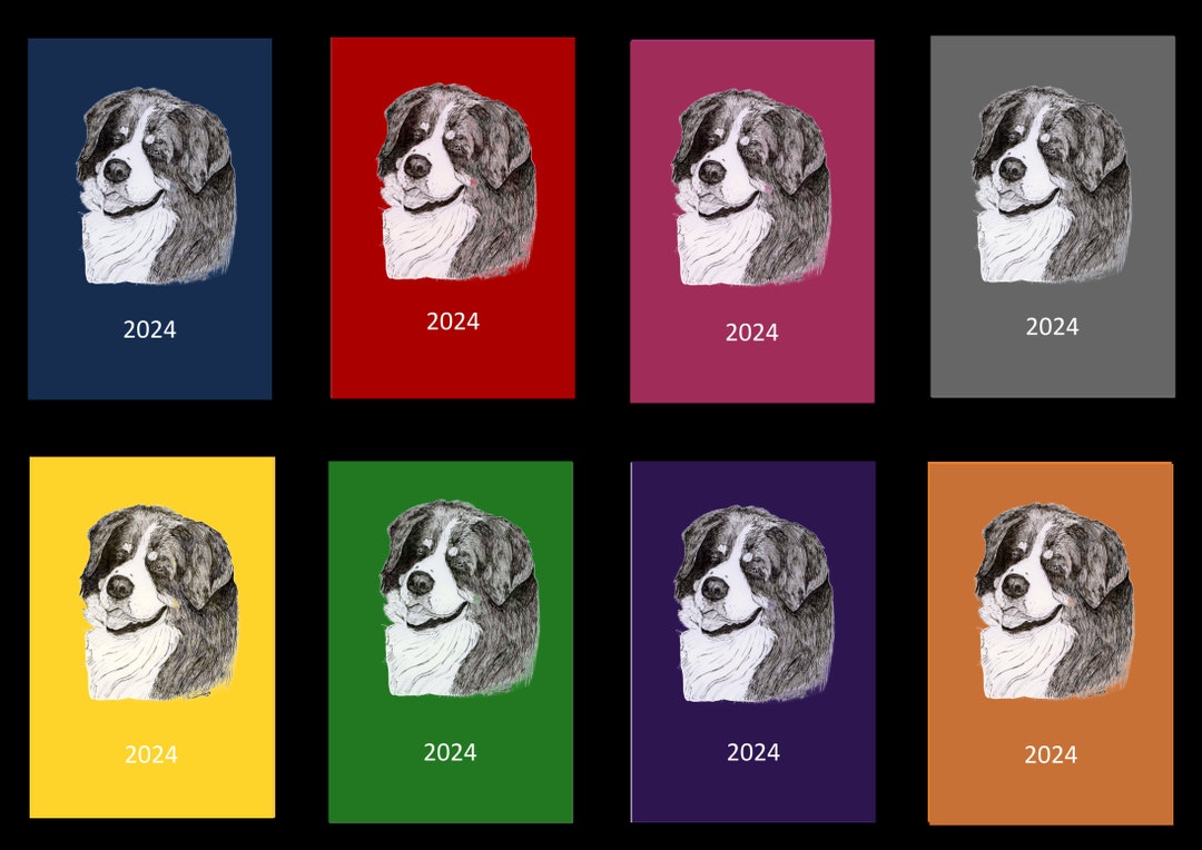 Bernese Mountain Dog 2025week per View Diary: A4, A5 or A6, Dog Show ...