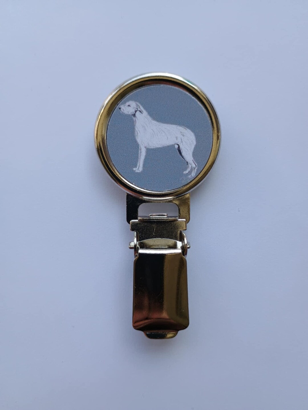 Irish Wolfhound Dog Show Ring Number Clip - Etsy