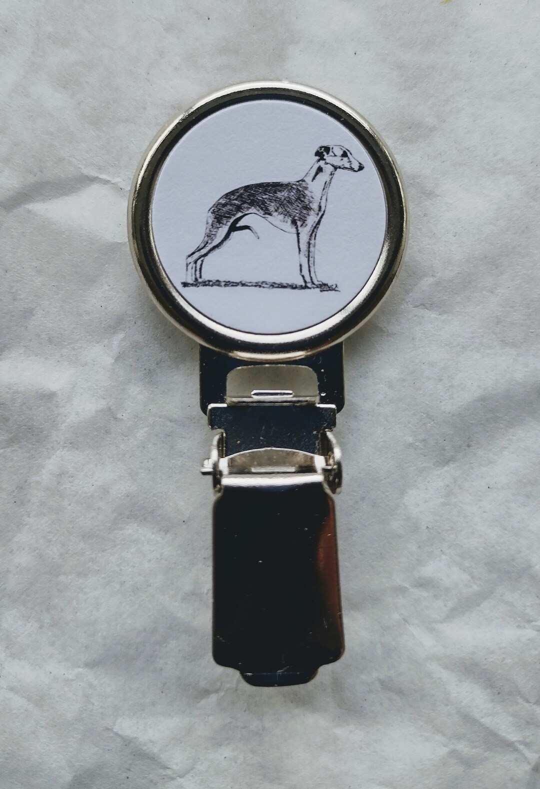 Whippet Dog Show Ring Number Clip - Etsy