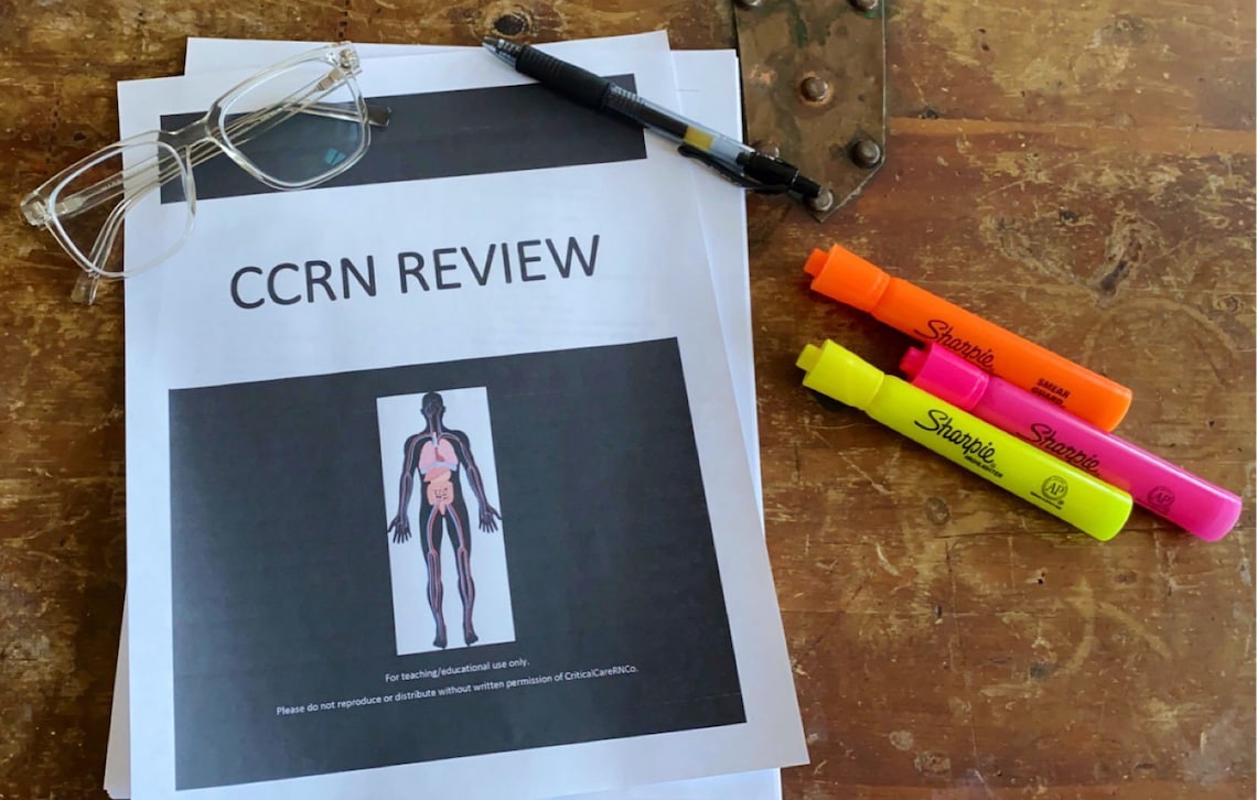 CCRN Exam Review, Exam Study Guide, Cram Sheet, Printable Review ...