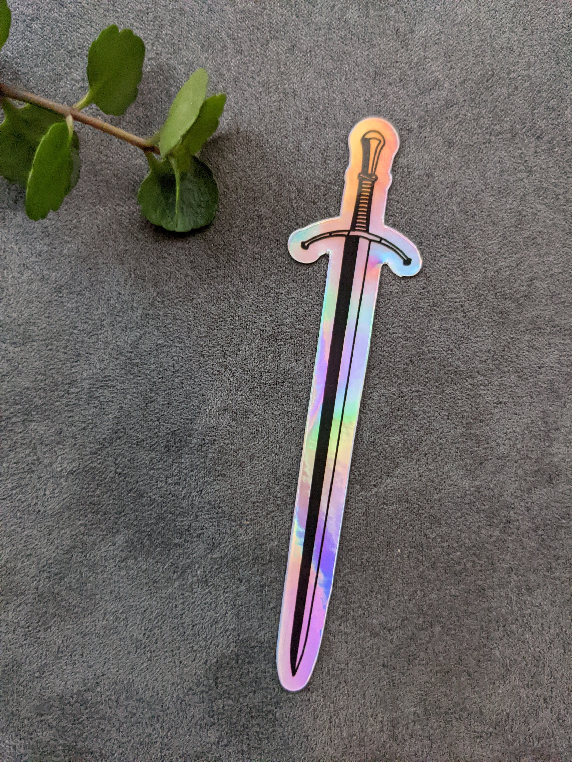 Holographic Historical Sword Stickers - Etsy