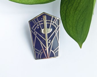 Epee Fencing Blade / Sword Hard Enamel Pin | Etsy