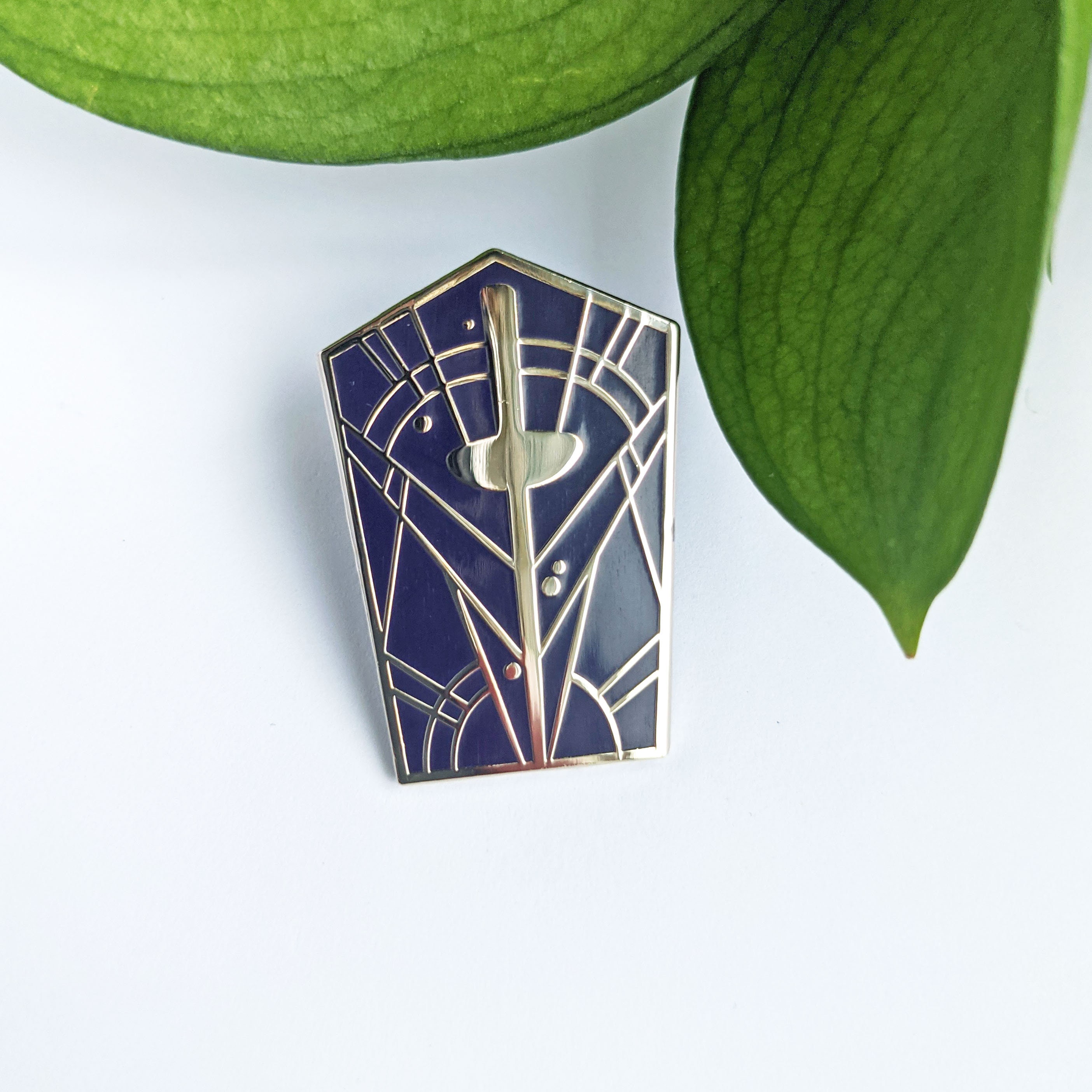 Foil Fencing Blade / Sword Enamel Pin - Etsy
