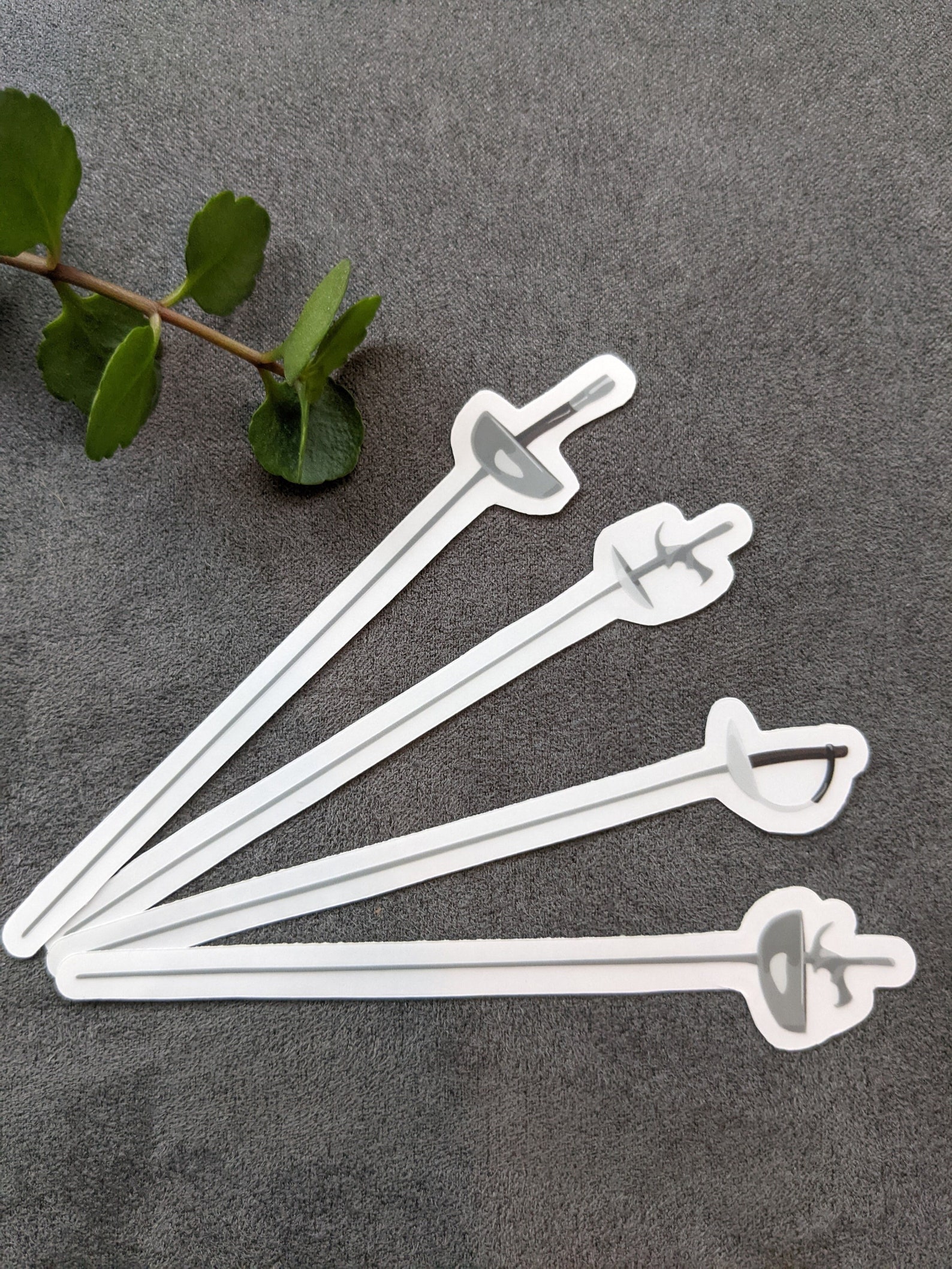 Full Length Fencing Blade Stickers - Etsy