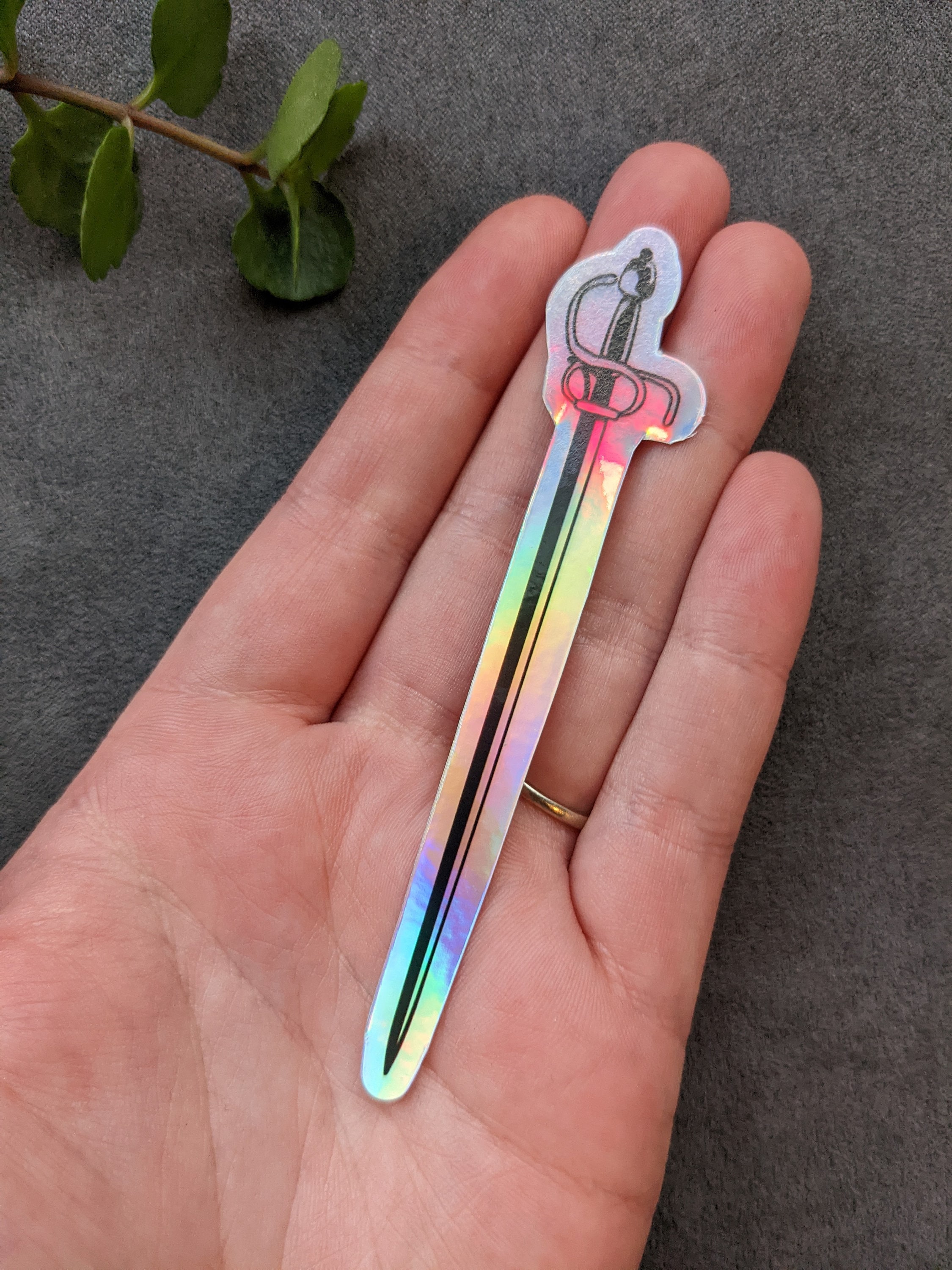 Holographic Historical Sword Stickers - Etsy
