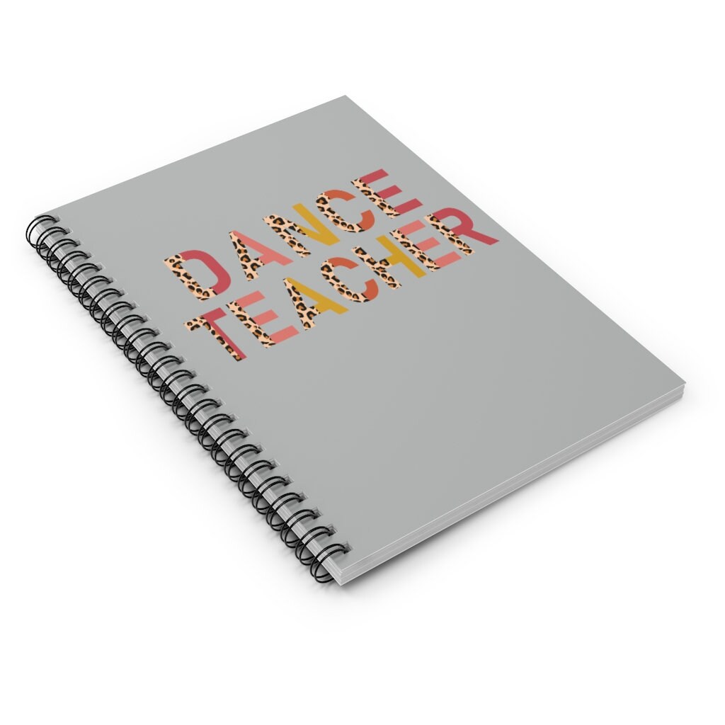 Dance Teacher Notebook Dance Teacher Journal Dance Teacher - Etsy