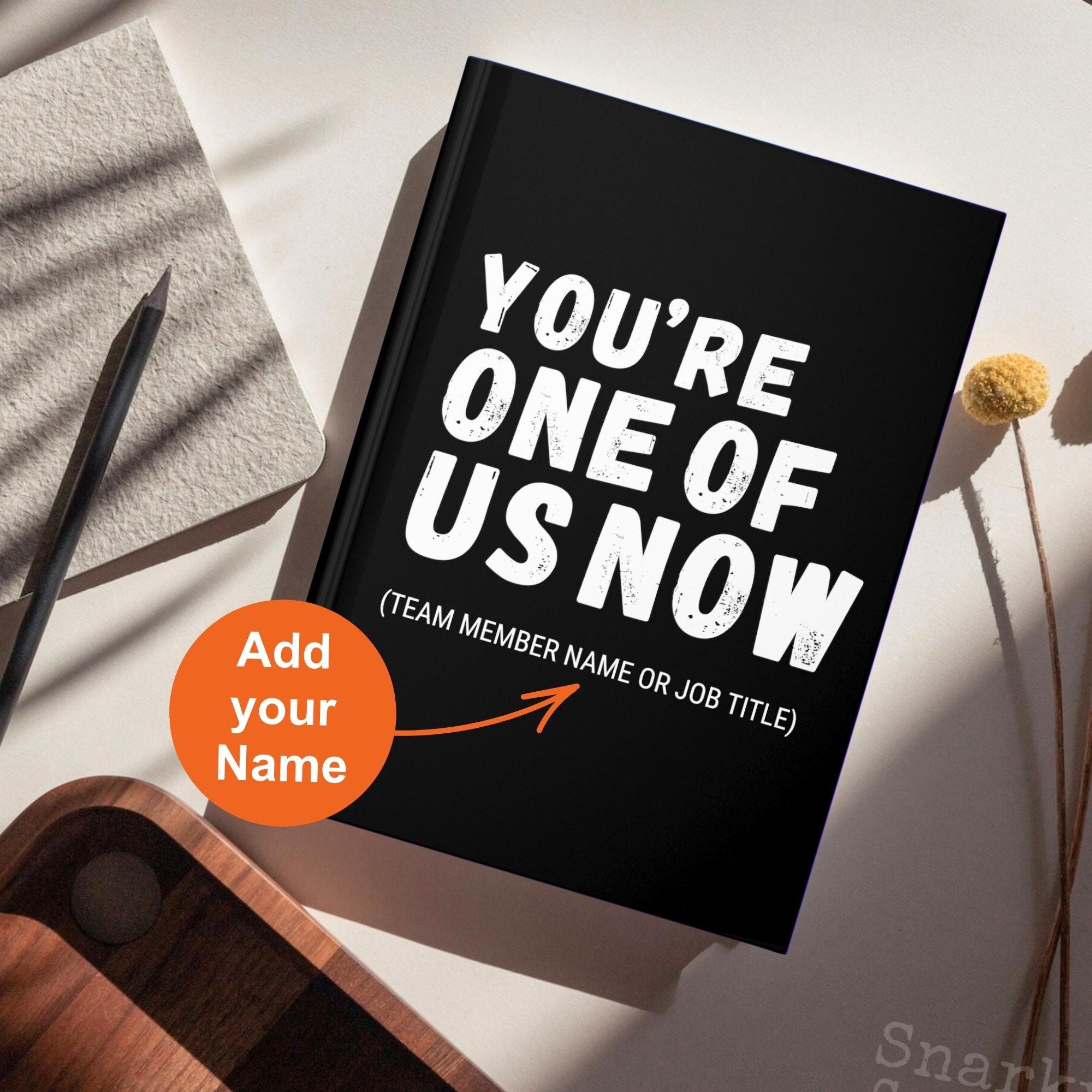 Welcome to the Team Notebook for Teammate Teamwork Gift for - Etsy