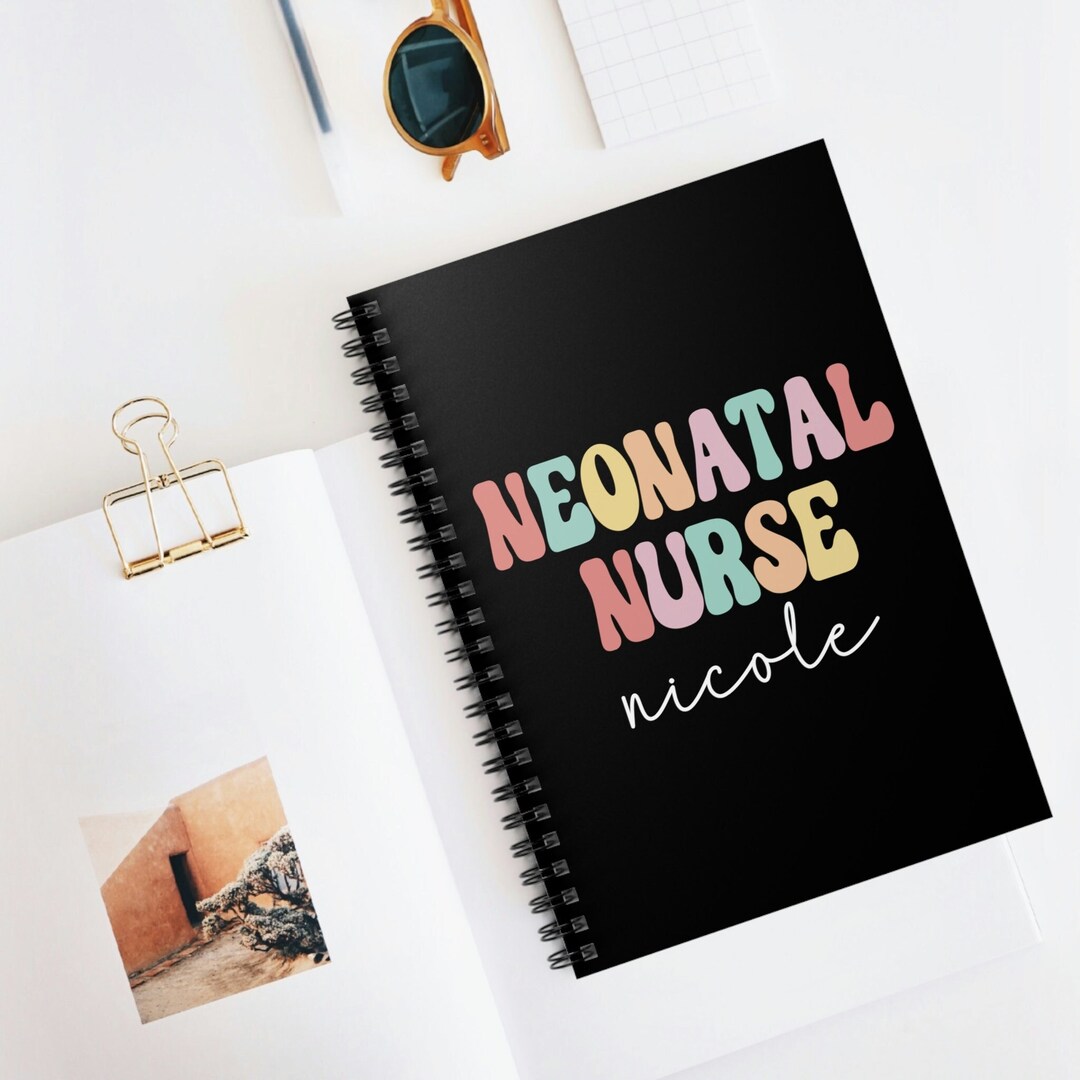 Personalized Neonatal Nurse Gift Notebook NICU Nurse Notes NICU Nurse ...