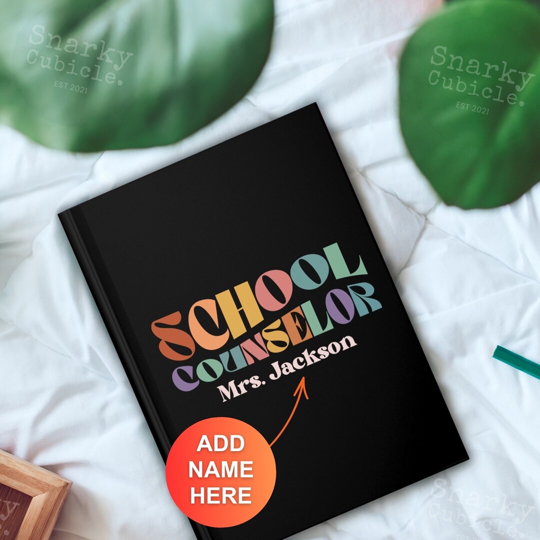 Personalized School Counselor Gift for Counseling Staff Office Decor ...